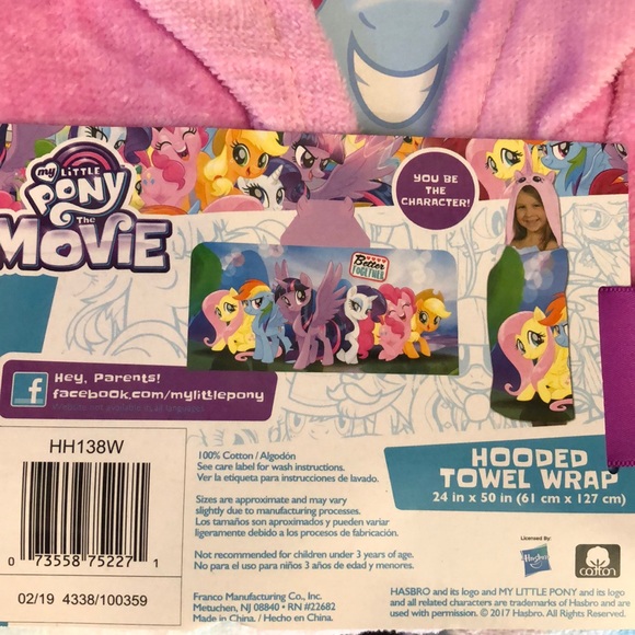 Other | Batman And My Little Pony The Movie Hooded Towel W | Poshmark